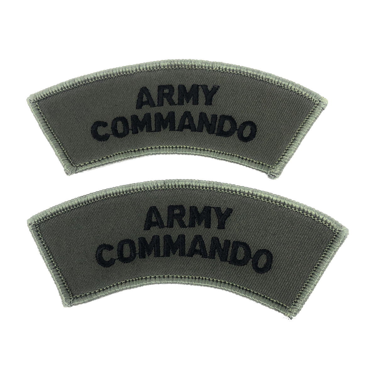 Army Commando Shoulder Title - Black on Olive – Royal Anglian Direct